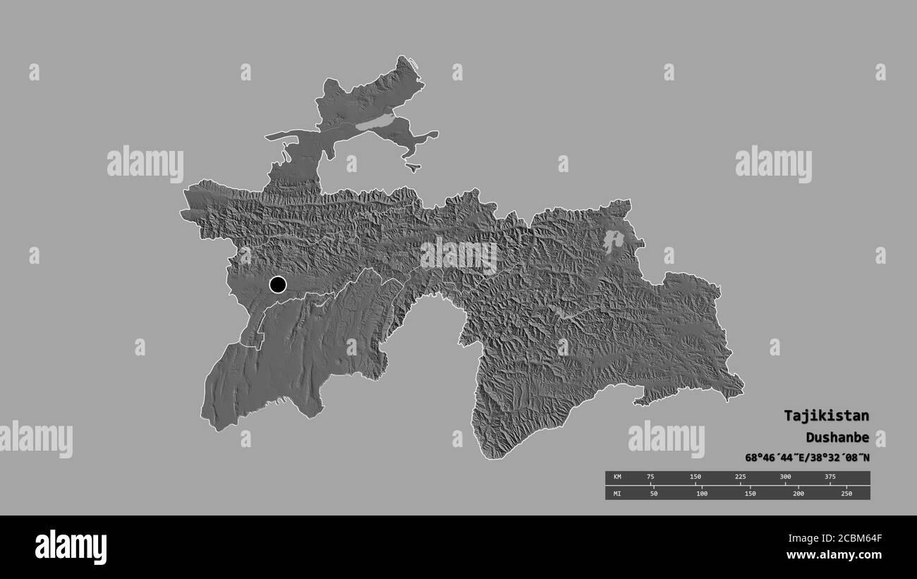 Khatlon map hi-res stock photography and images - Alamy