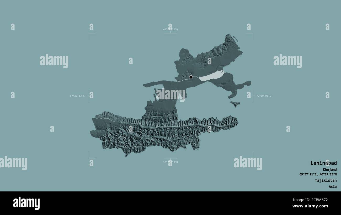 Khujand map hi-res stock photography and images - Alamy