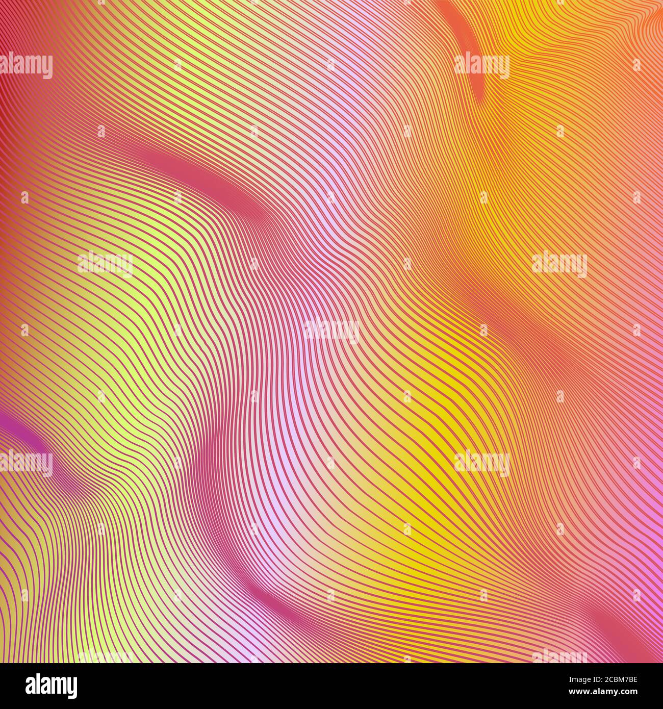 Multi-colored linear texture. Guilloche. Dynamic color waves. An ...