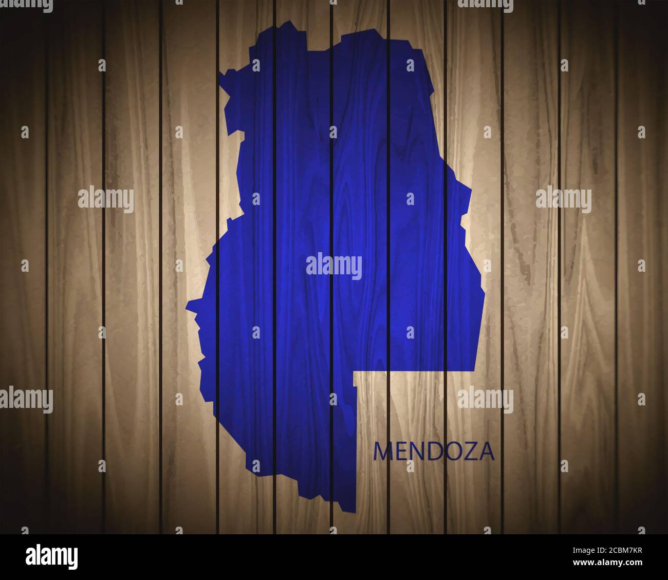 Map of Mendoza Province, Argentina, on a wooden background,, 3D ...