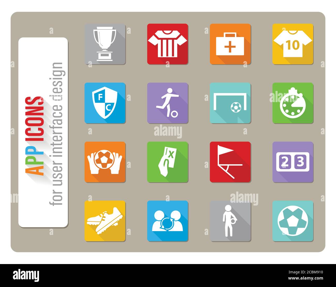 football icon set Stock Vector Image & Art - Alamy