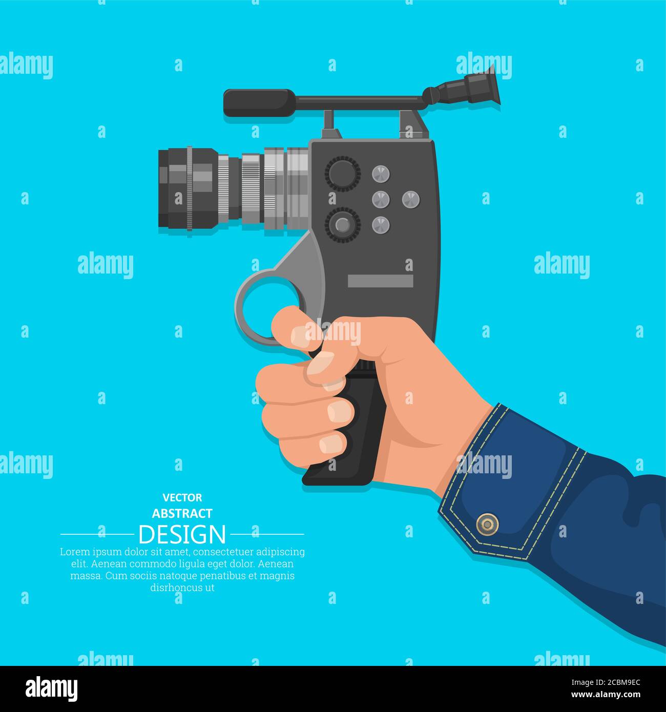 Filming in a studio Stock Vector Images - Alamy