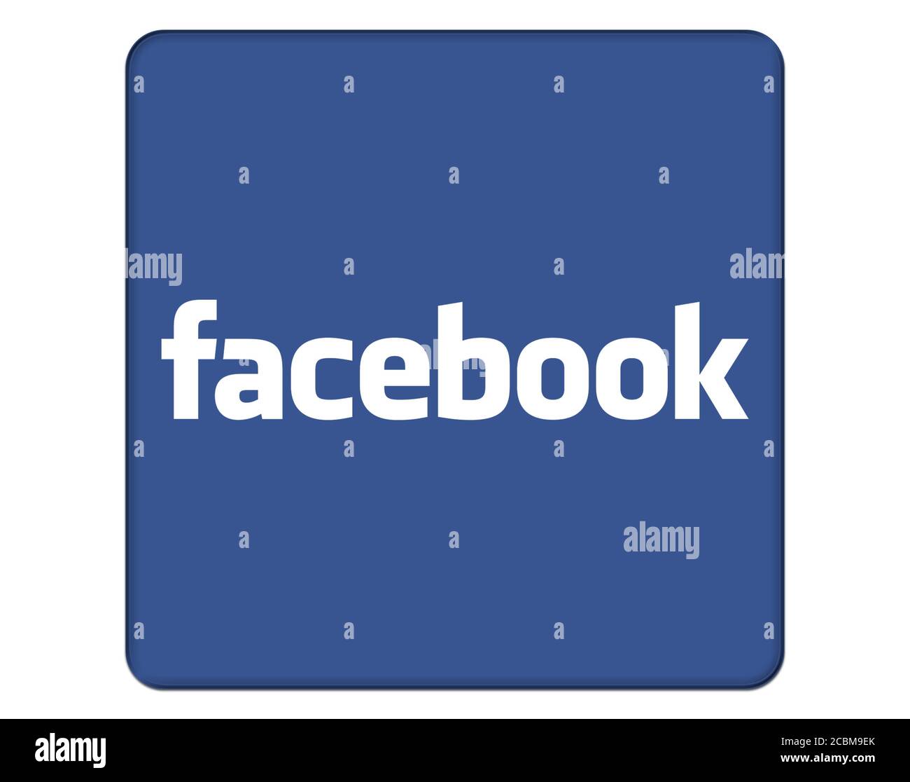 Facebook logo icon button hi-res stock photography and images - Alamy