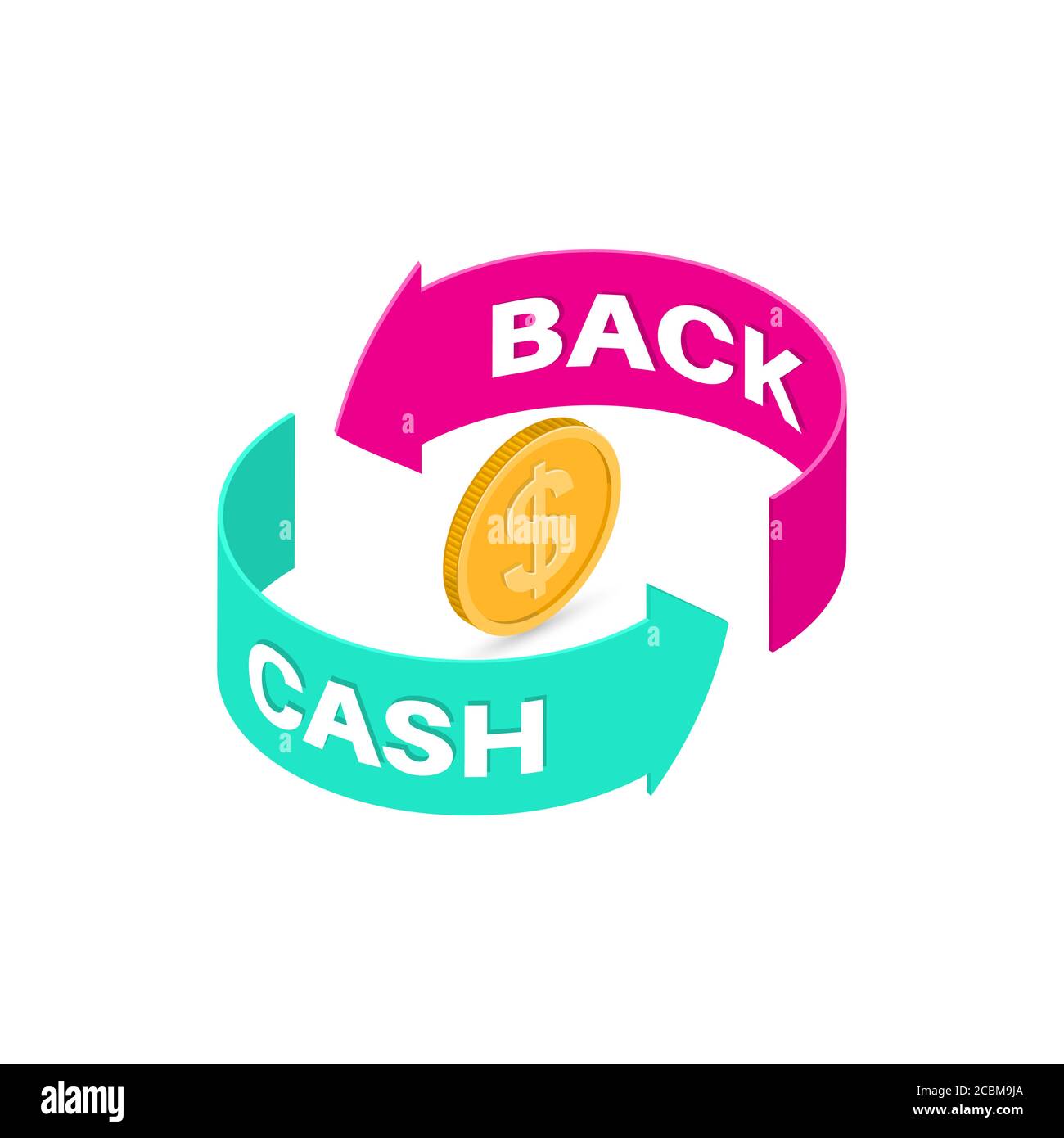 Sign cash back. Banner. A bonus upon purchase. Incentive action ...