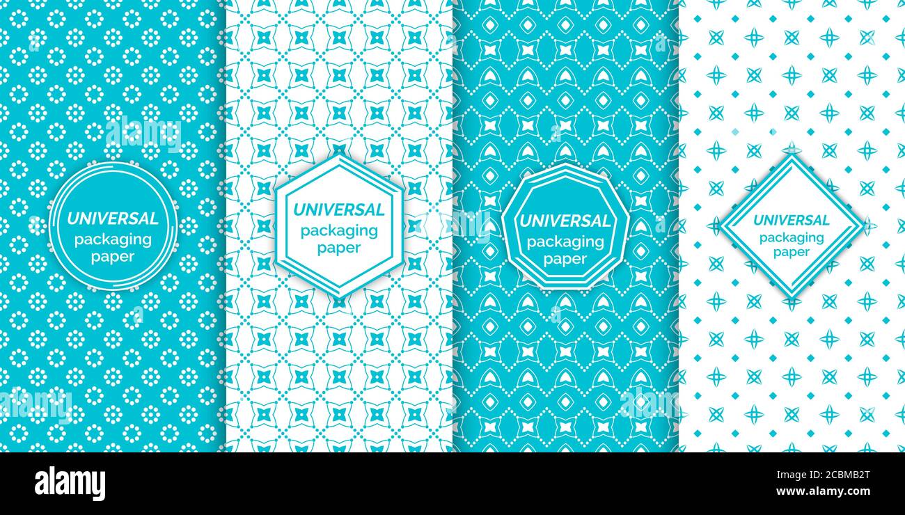 Set of colourful seamless patterns. Classical textured backgrounds with ...