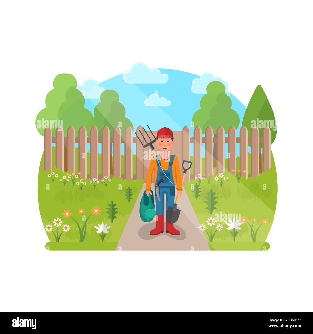 Station homestead Stock Vector Images - Alamy