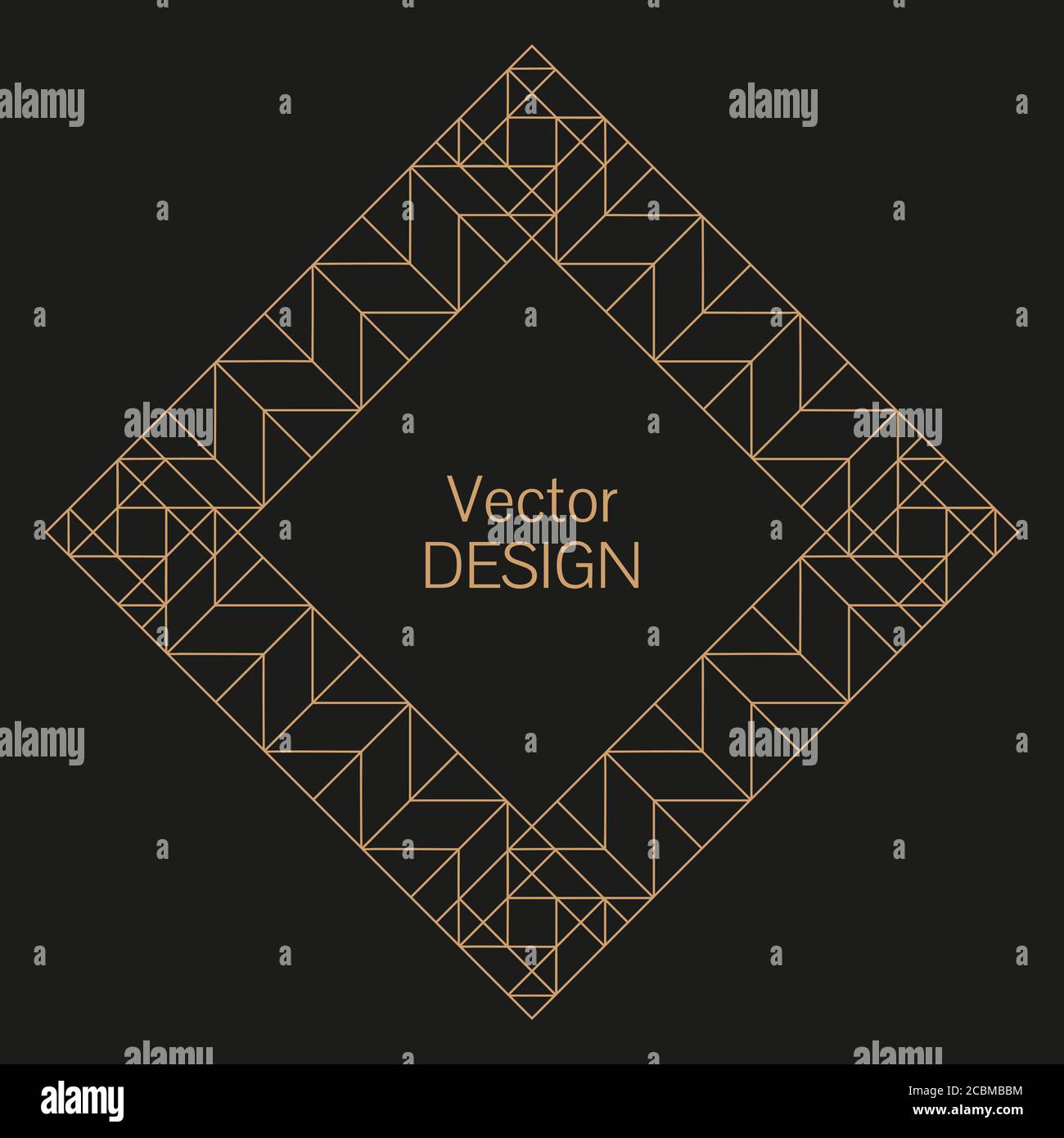 Simple rhombus frame. Greeting cards. Wedding invitations. Monogram ...