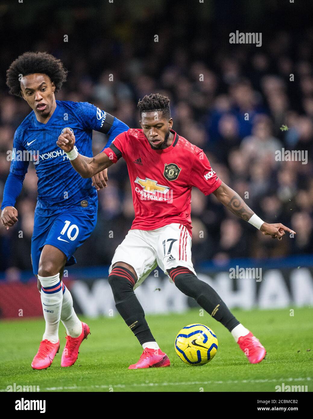 Premier League match between Chelsea FC and Manchester United at ...