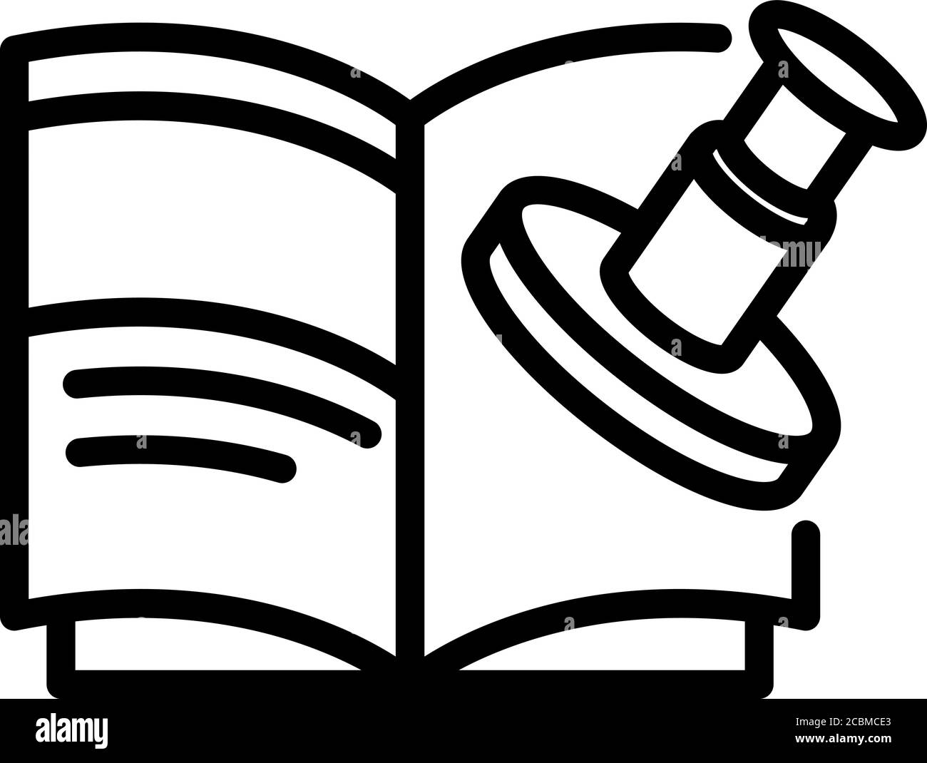 Stamp benefit paper icon, outline style Stock Vector Image & Art - Alamy