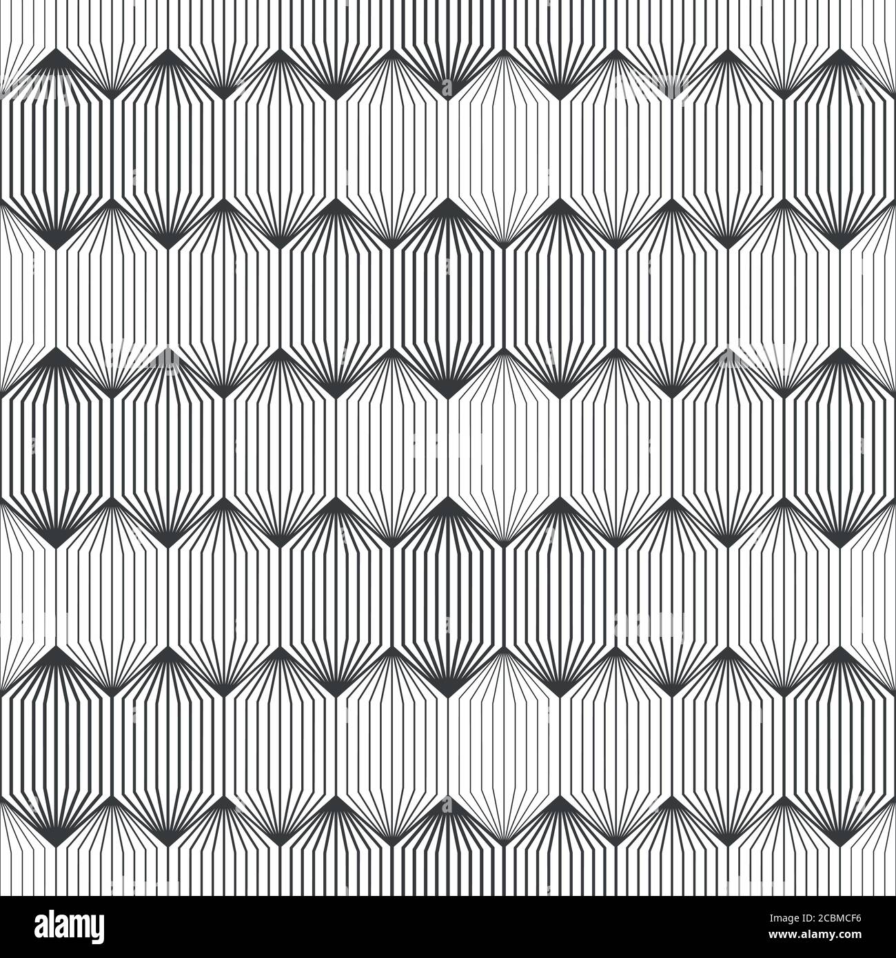 Vector seamless pattern. Infinitely repeating modern geometrical ...