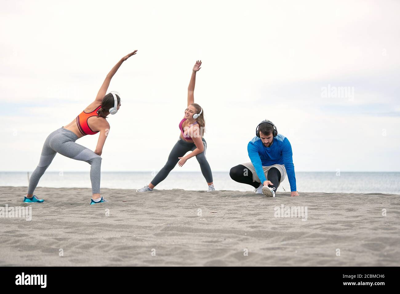 Stretching together hi-res stock photography and images - Alamy