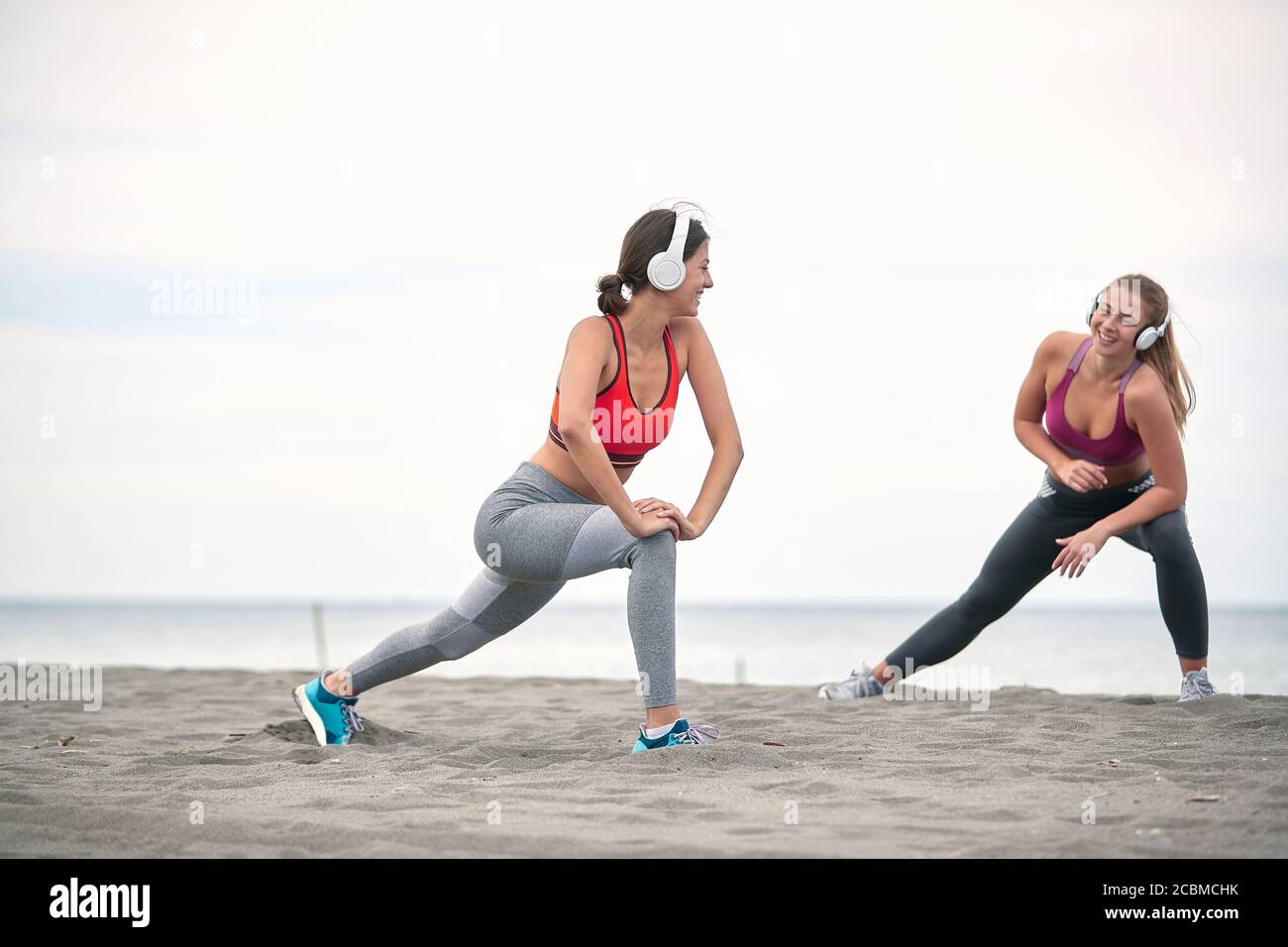 Stretching together hi-res stock photography and images - Alamy