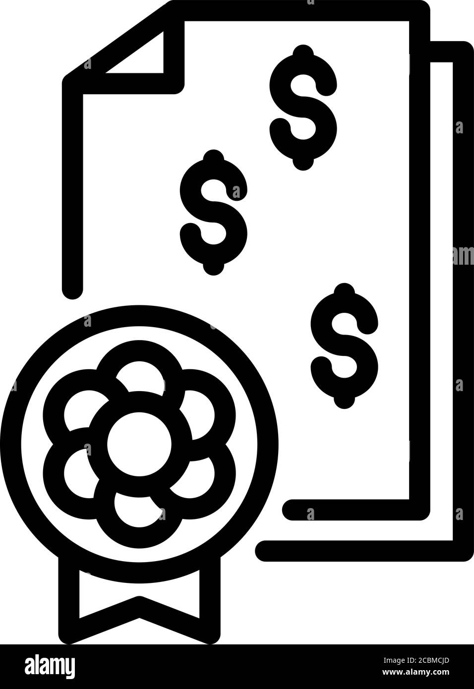 Approved allowance icon, outline style Stock Vector Image & Art - Alamy