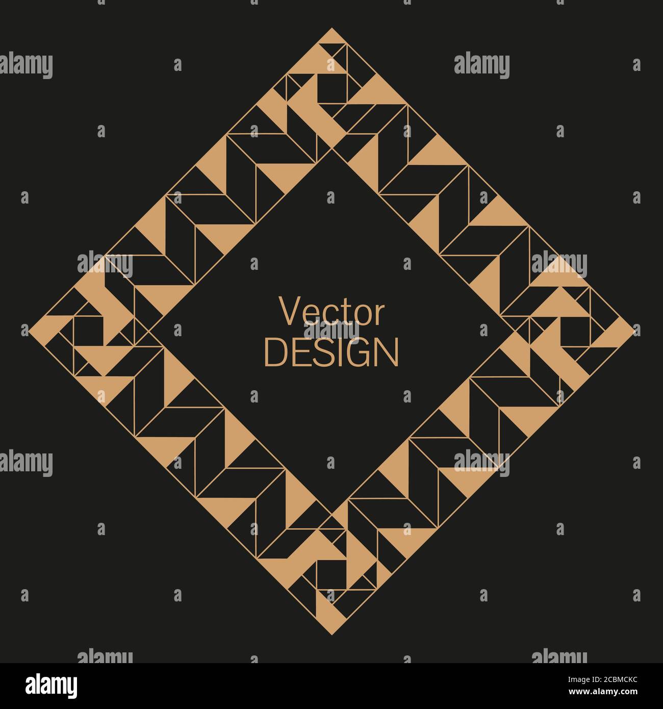 Simple rhombus frame. Greeting cards. Wedding invitations. Monogram ...