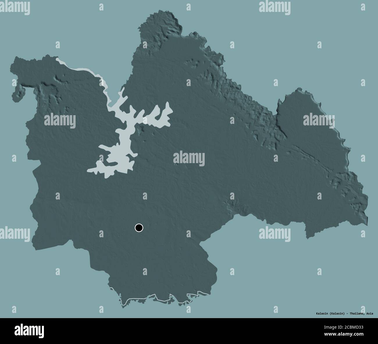 Kalasin map hi-res stock photography and images - Alamy