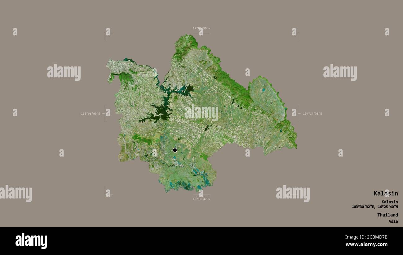 Kalasin map hi-res stock photography and images - Alamy
