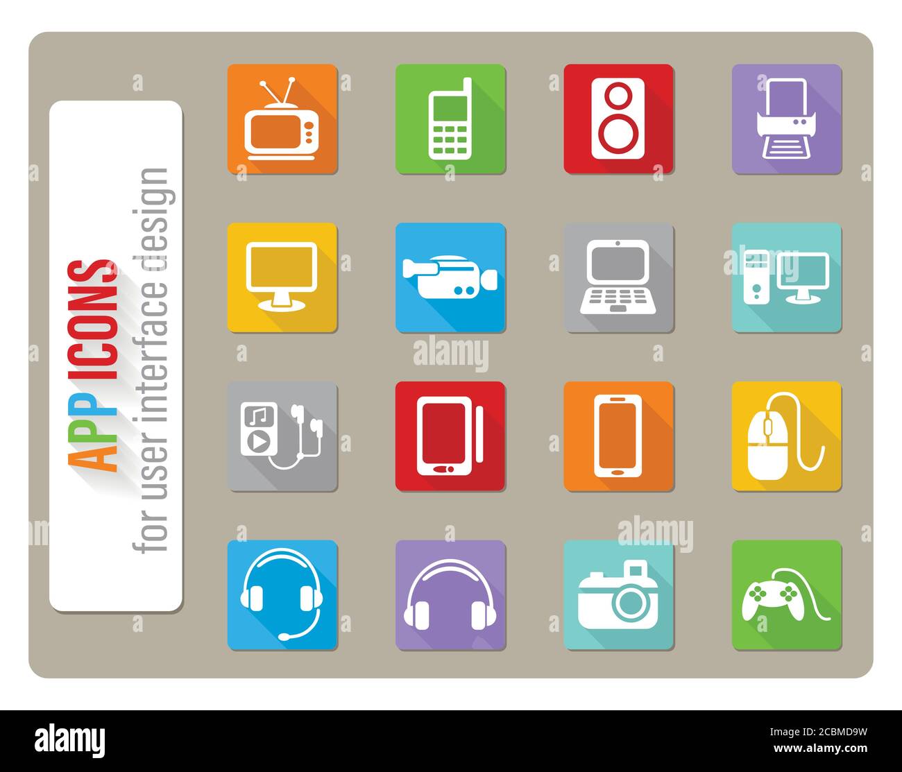 gadget icon set Stock Vector Image & Art - Alamy