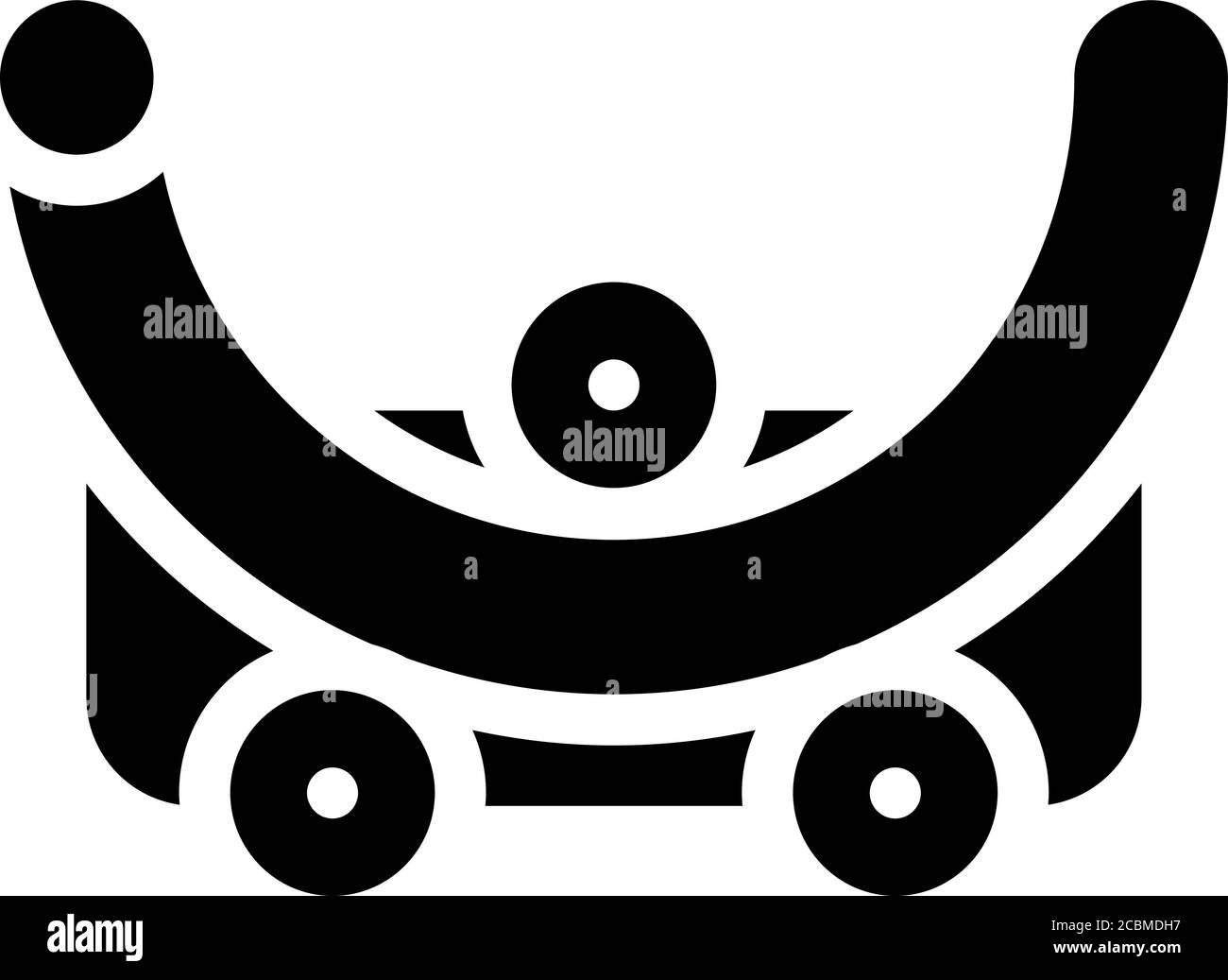 pipe bending device glyph icon vector illustration Stock Vector Image ...