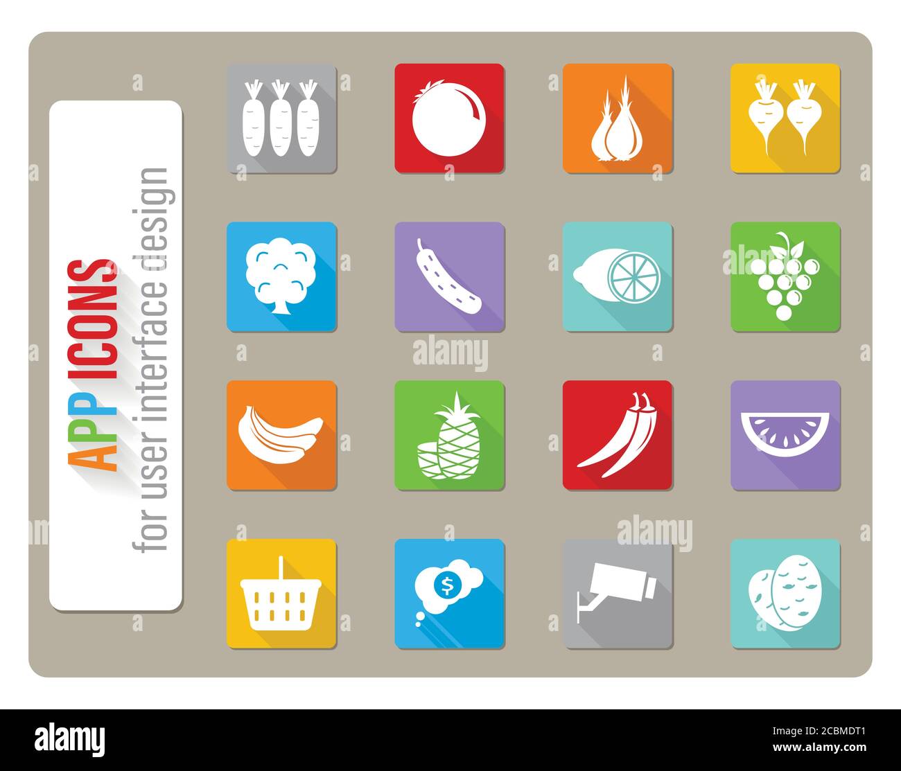 grocery store icon set Stock Vector Image & Art - Alamy