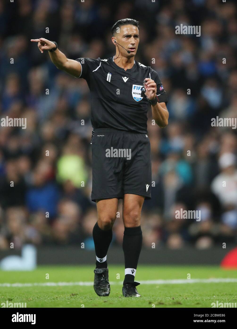 Referee: Serdar Gozubuyuk (Netherlands) during the UEFA Champions ...