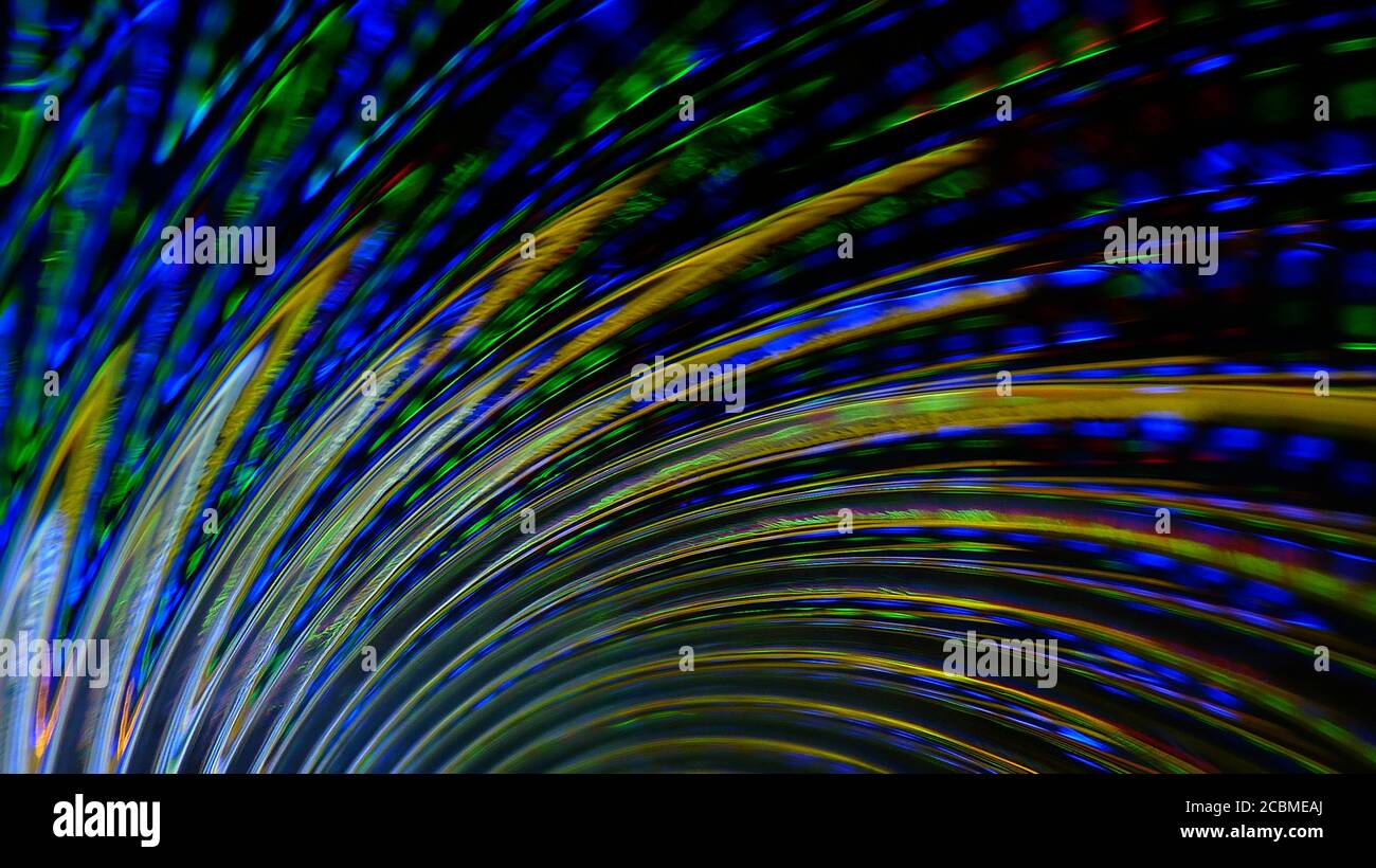 Illustration of a colorful background with interlaced and refracted ...