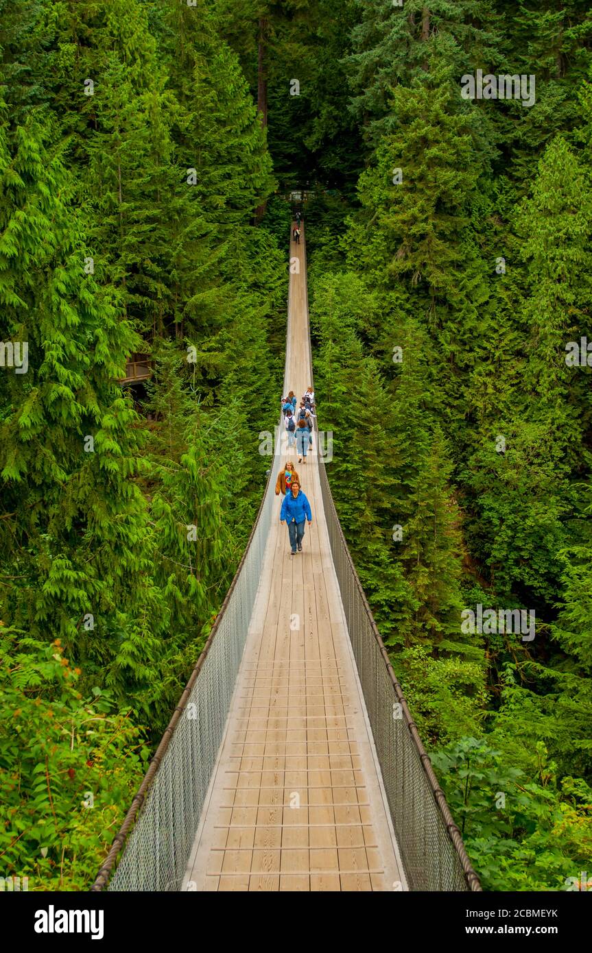 The Capilano Suspension Bridge is a suspension bridge crossing the ...