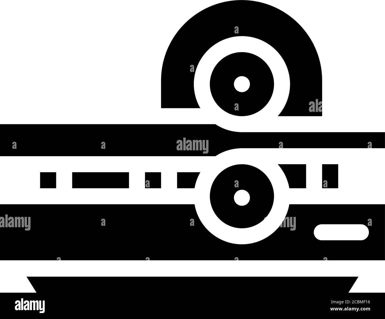 metal rolling glyph icon vector isolated illustration Stock Vector ...