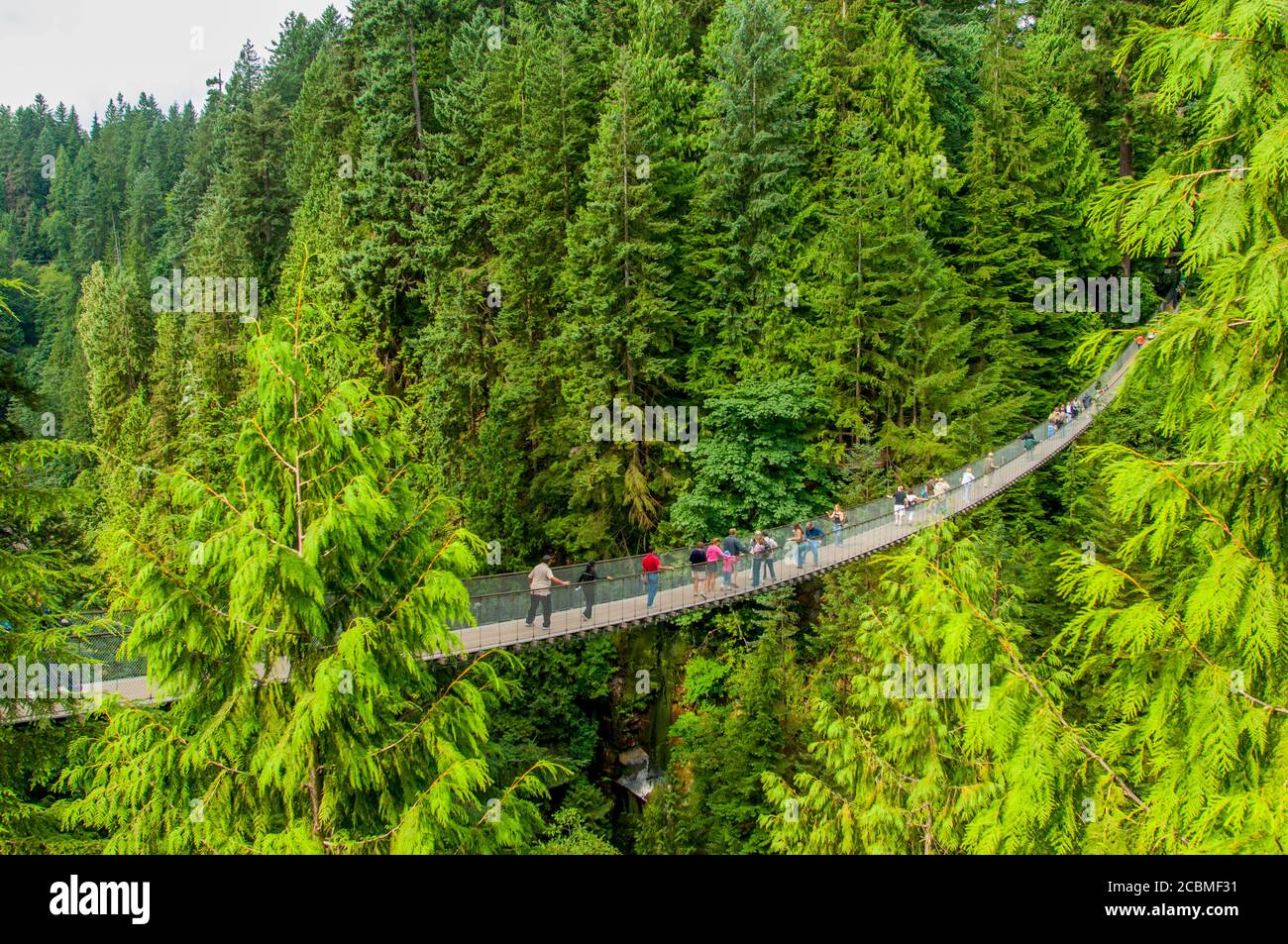 The Capilano Suspension Bridge is a suspension bridge crossing the ...