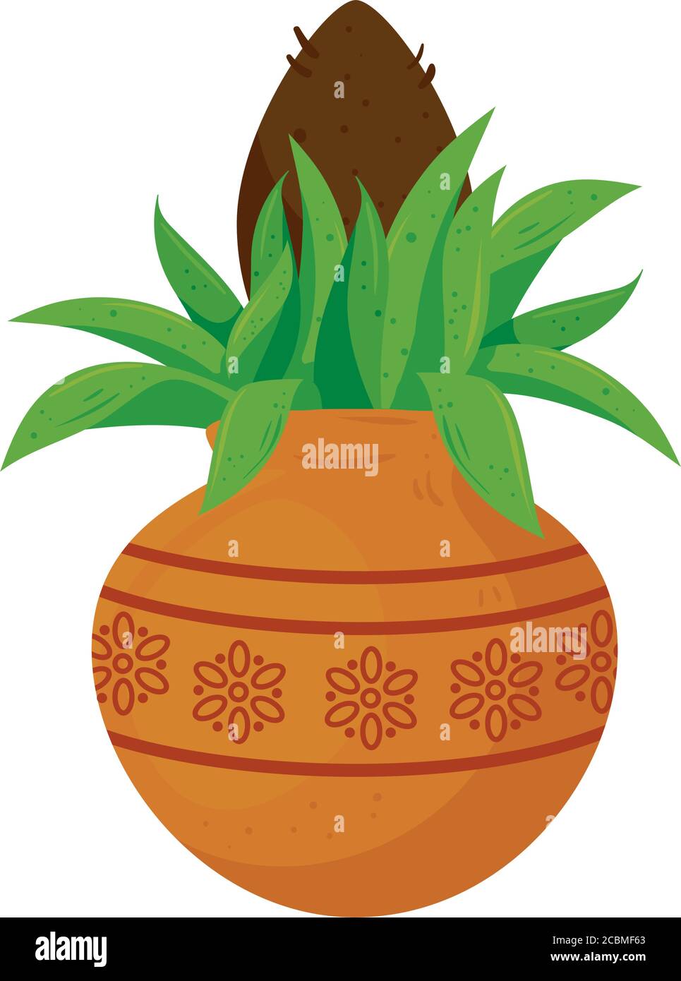 Pooja kalash Cut Out Stock Images & Pictures - Alamy