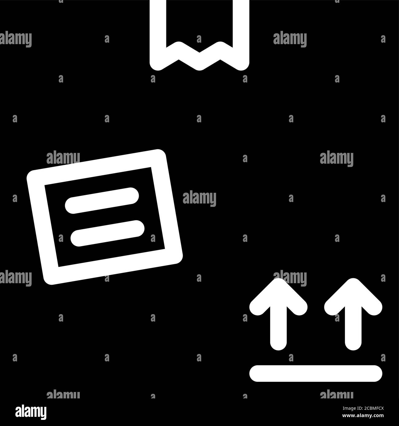 cardboard box glyph icon vector isolated illustration Stock Vector ...