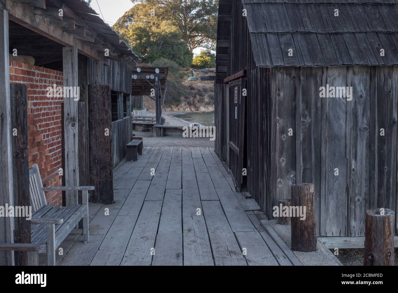The historic chinese fishing village at China Camp State park that was ...