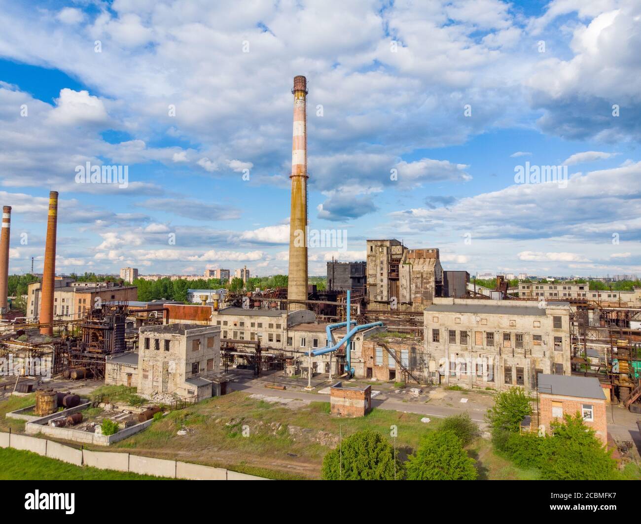 Smoke stack aerial hi-res stock photography and images - Alamy