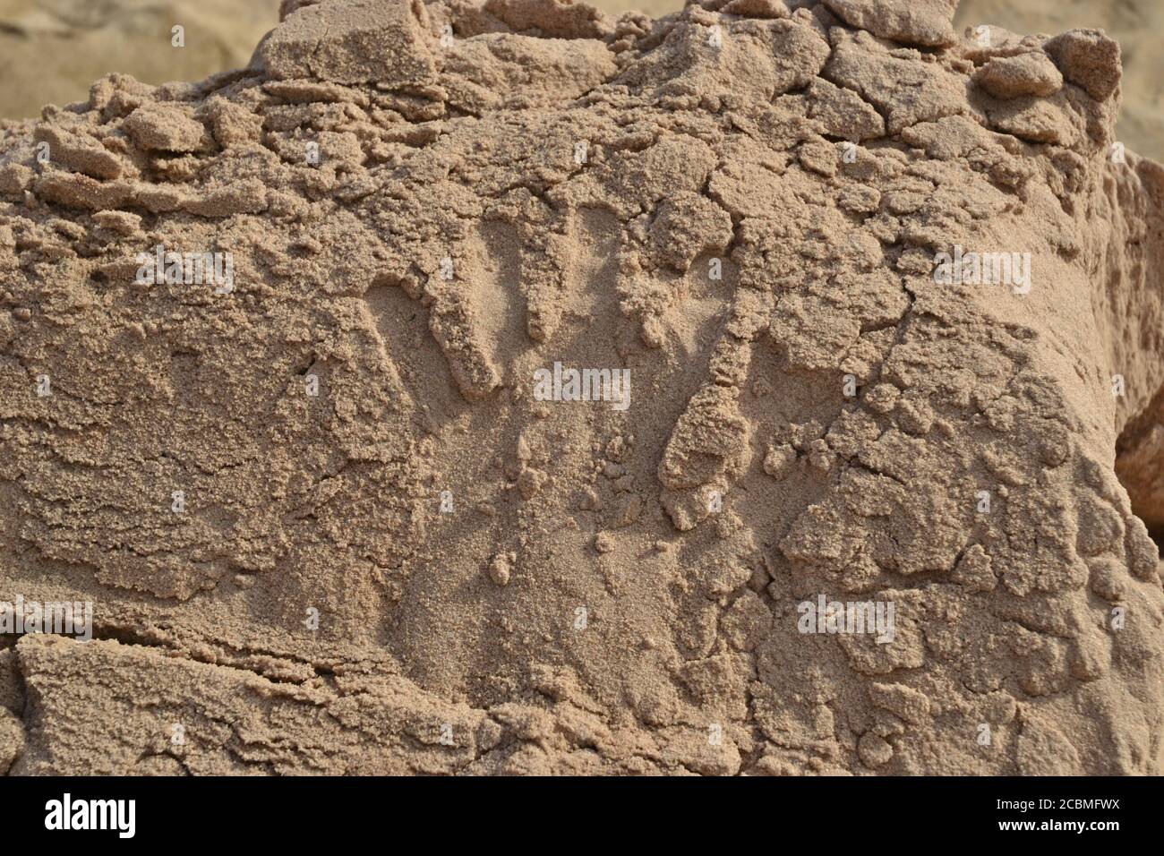Sand. Beach or river sand used in civil construction, photo with detail ...