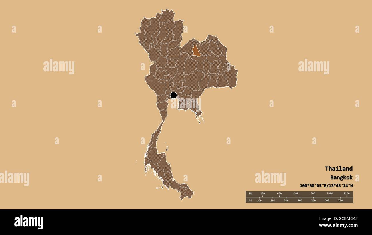 Map of nong bua lam phu hi-res stock photography and images - Alamy