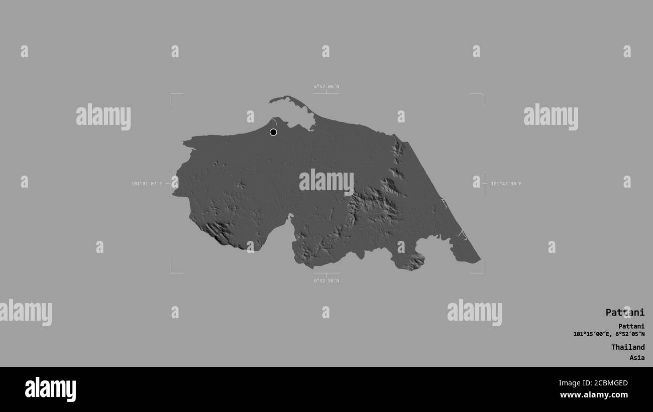 Pattani map hi-res stock photography and images - Alamy