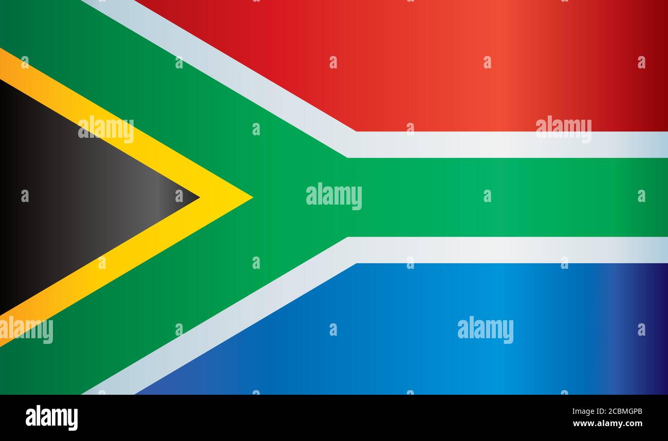 Flag of South Africa, Republic of South Africa. Template for award ...
