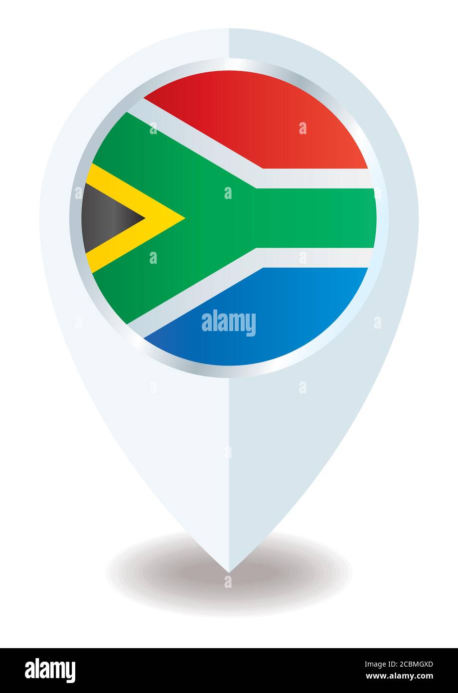 Flag of South Africa, Republic of South Africa. Template for award ...