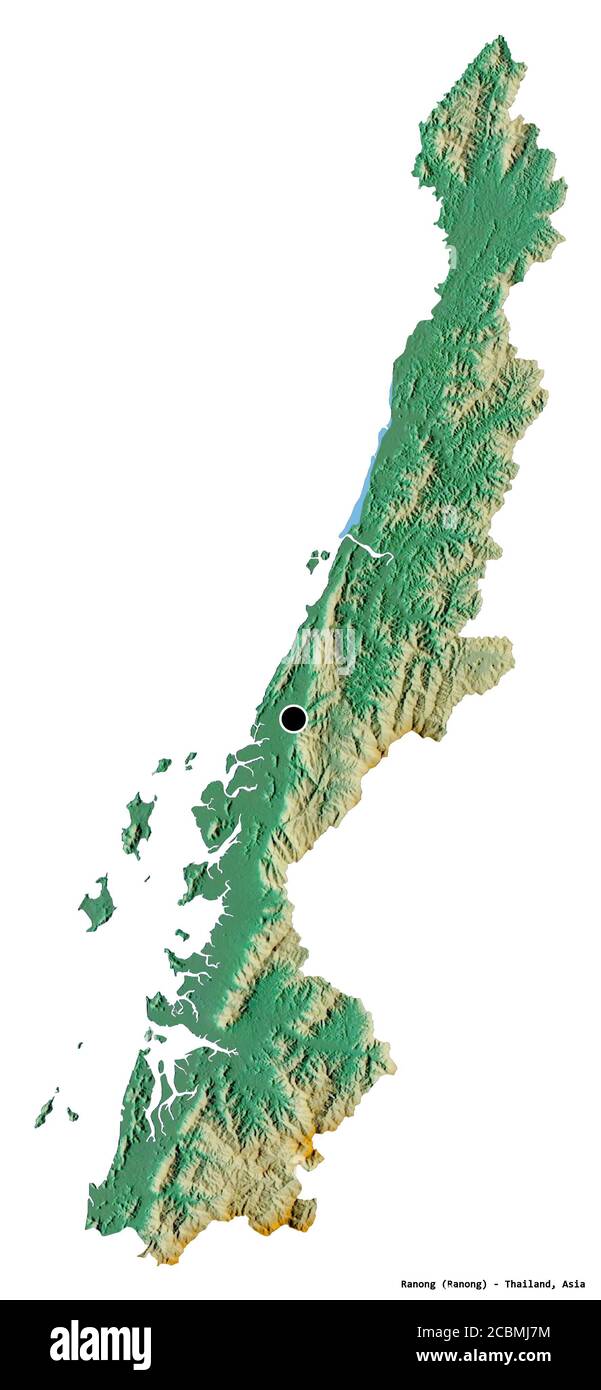 Ranong map hi-res stock photography and images - Alamy