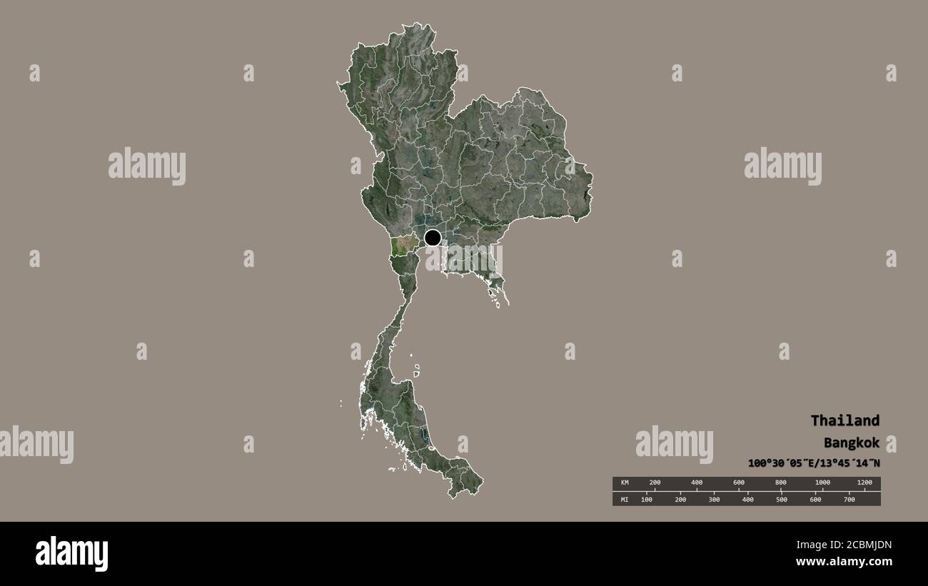 Map of ratchaburi hi-res stock photography and images - Alamy