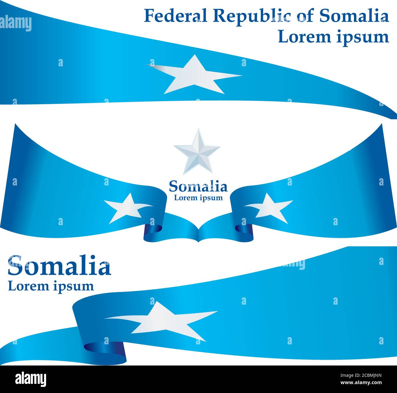 Flag of Somalia, Federal Republic of Somalia. Template for award design ...