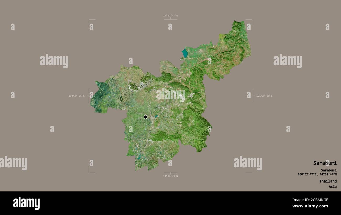 Map of saraburi hi-res stock photography and images - Alamy