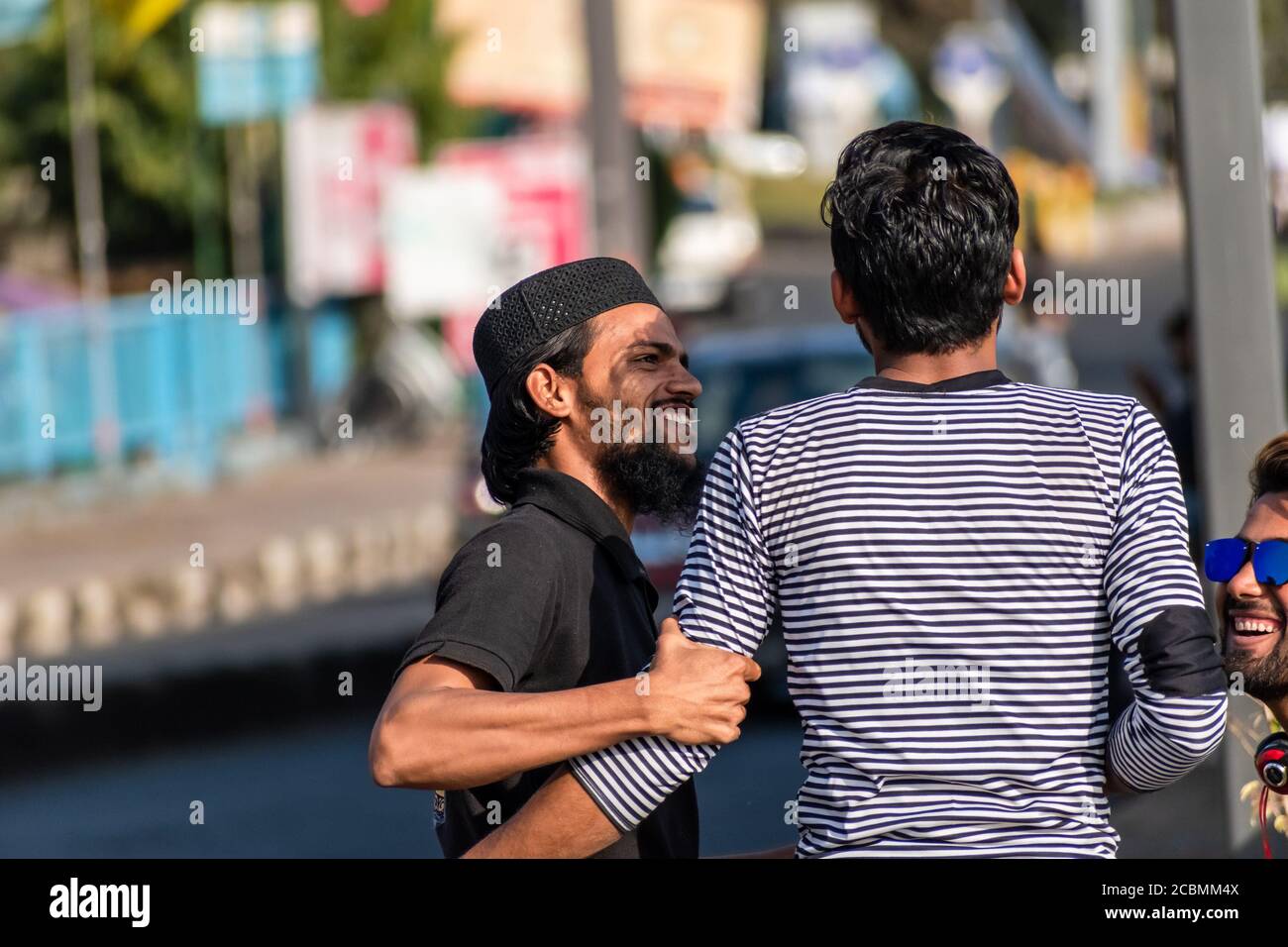 Indian man smiling hi-res stock photography and images - Alamy