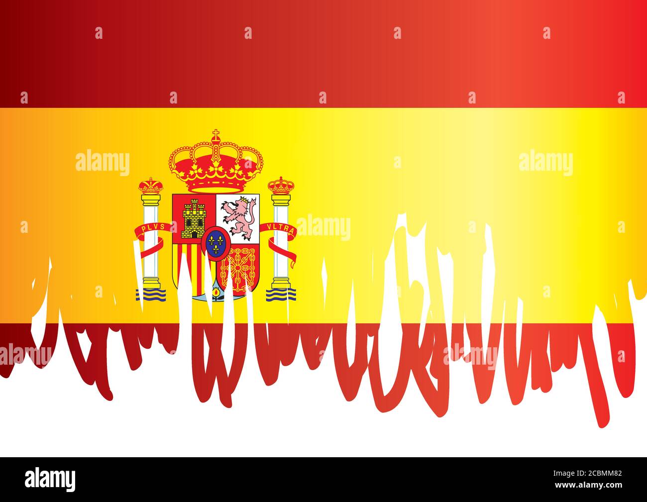 Flag of Spain, Kingdom of Spain. Template for award design, an official ...