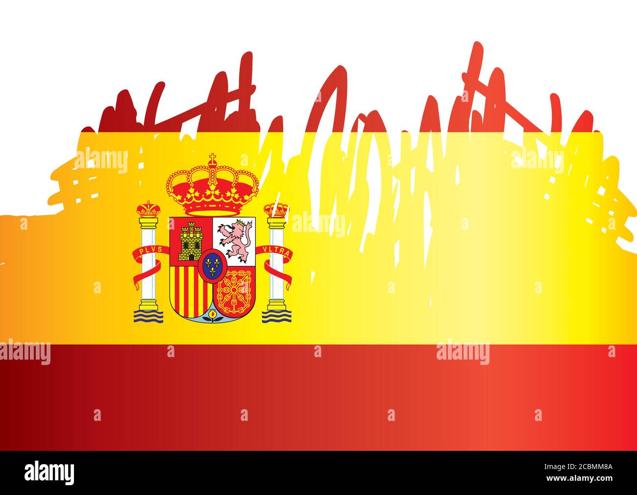 Flag of Spain, Kingdom of Spain. Template for award design, an official ...