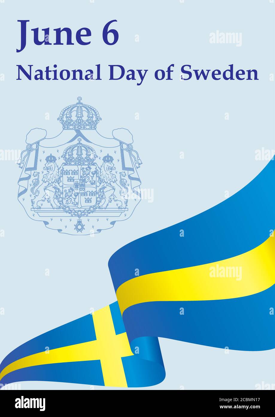 Flag of Sweden, June 6, National Day of Sweden, Kingdom of Sweden ...