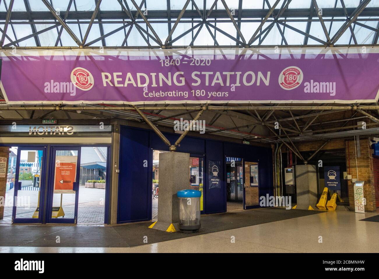 Railway station banner hi-res stock photography and images - Alamy