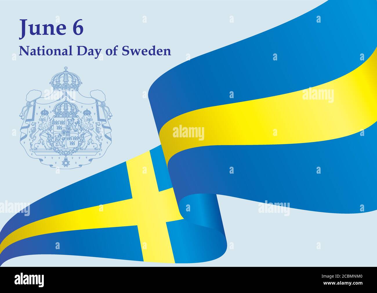 Flag of Sweden, June 6, National Day of Sweden, Kingdom of Sweden ...