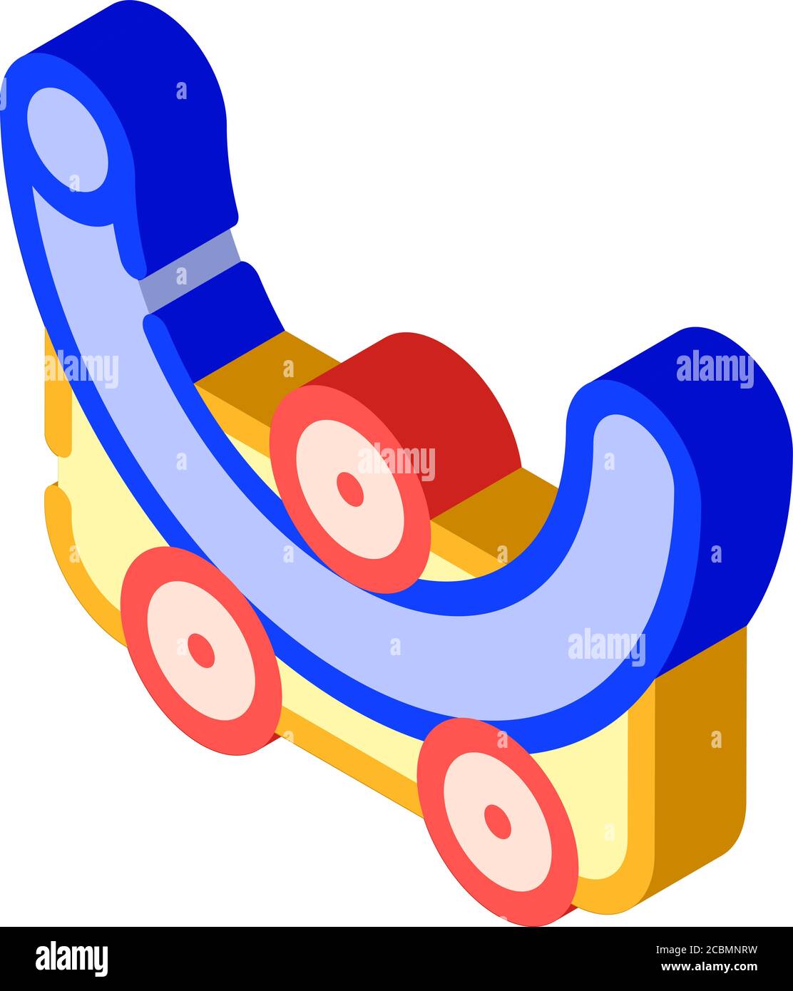 pipe bending device isometric icon vector illustration Stock Vector ...