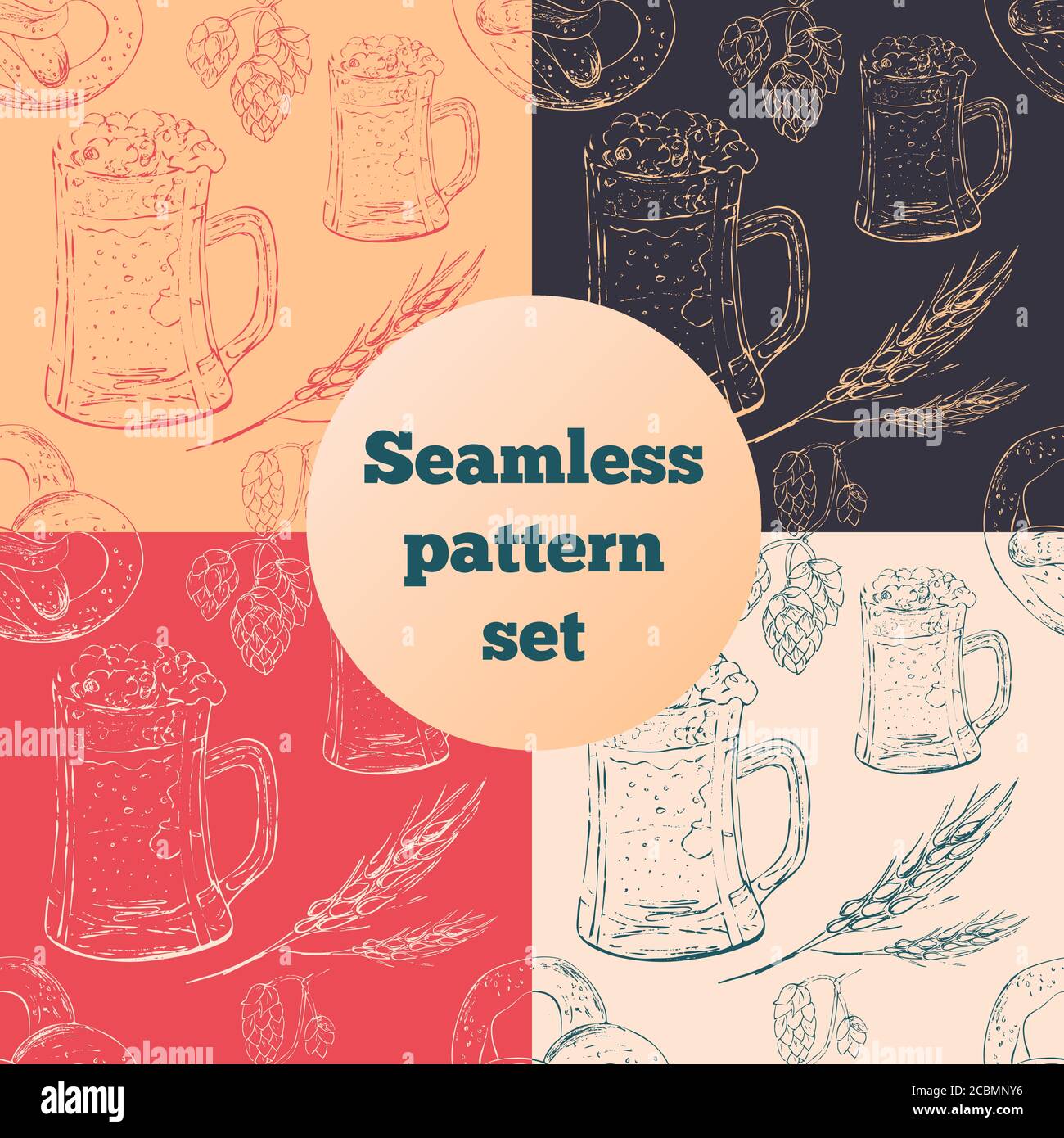 Lush barley Stock Vector Images - Alamy