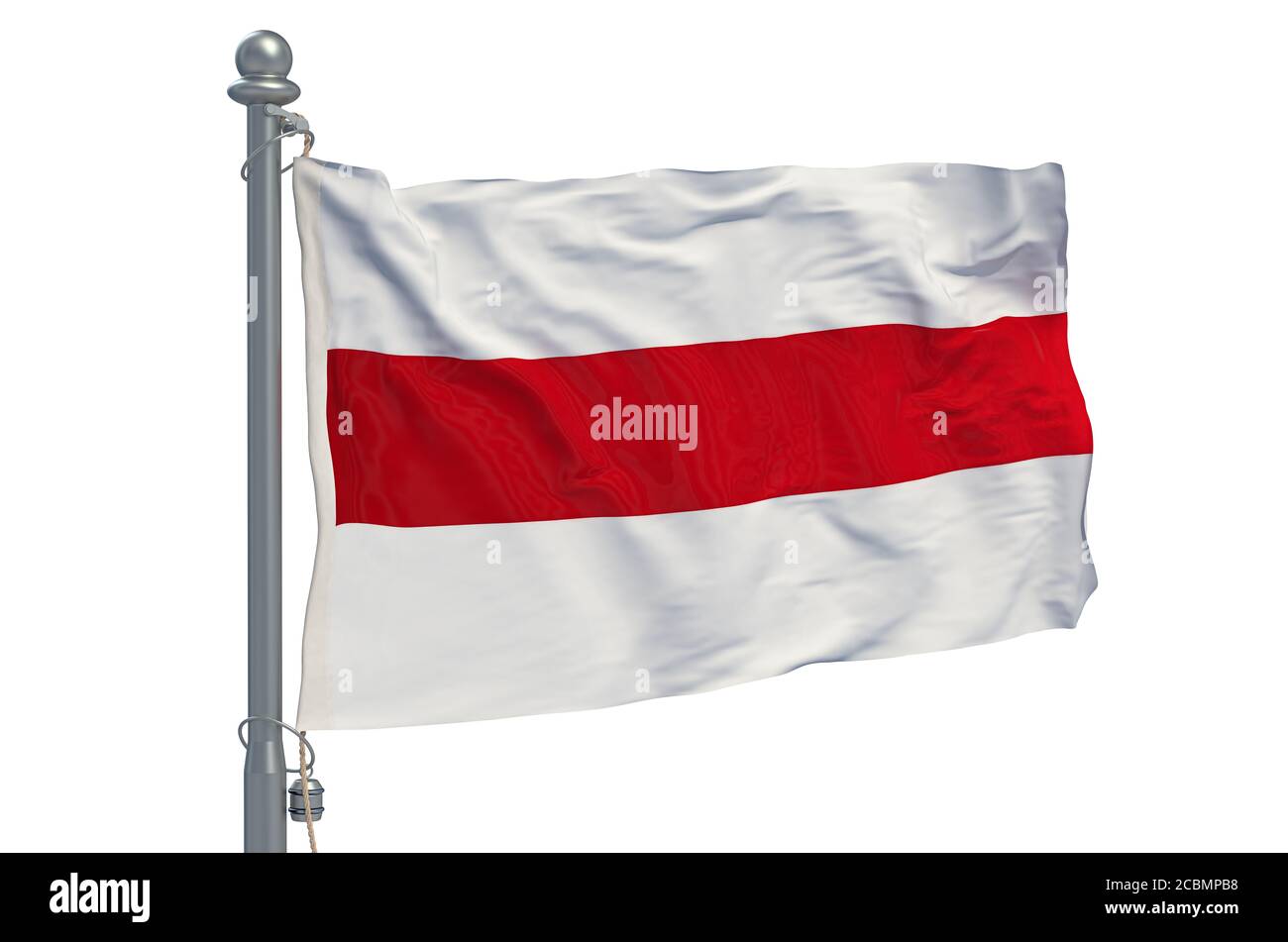 White red white flag Cut Out Stock Images & Pictures - Alamy